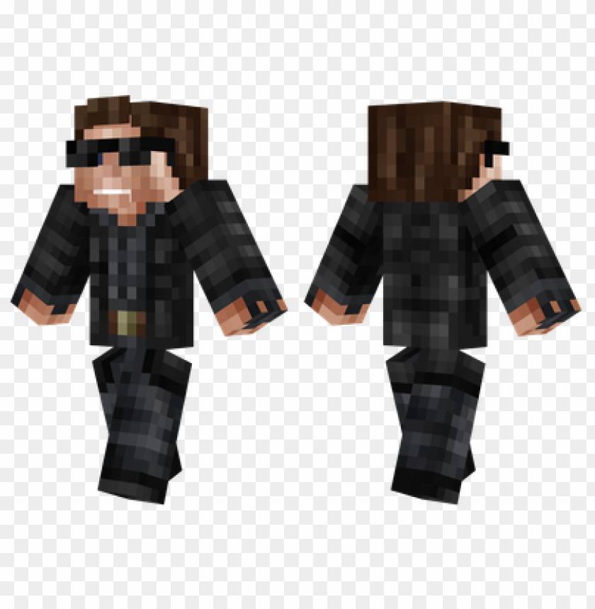 Free download | HD PNG minecraft skins the terminator skin PNG ...