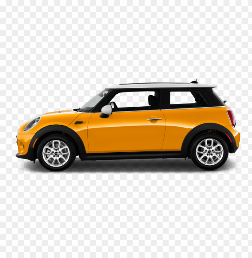 Free download | HD PNG yellow mini cooper hatchback front view - Image ...