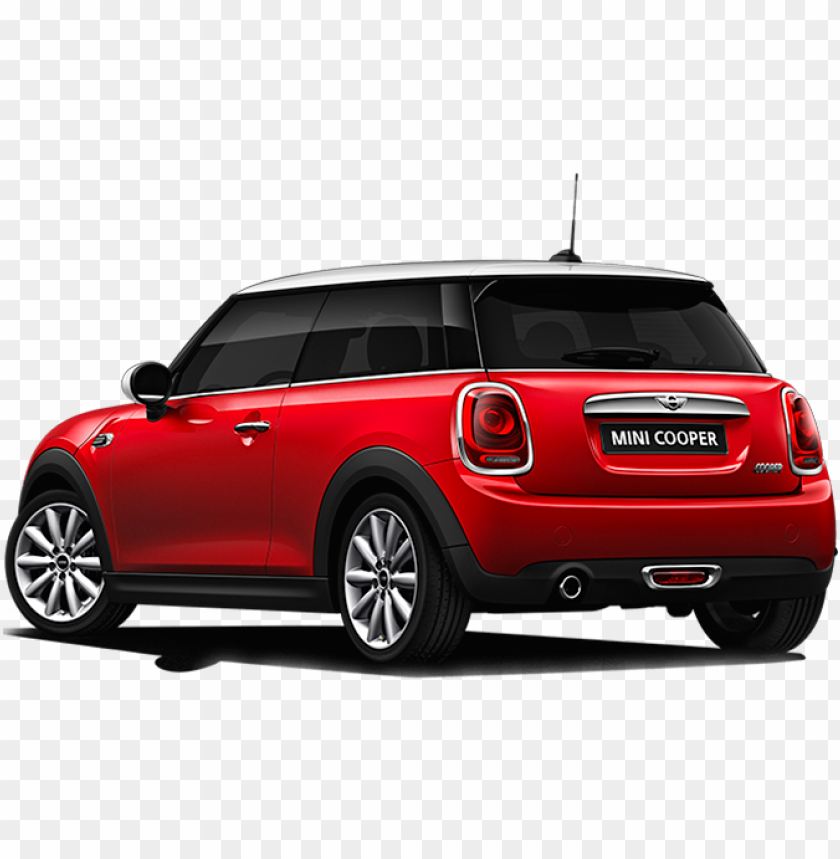 Free download | HD PNG red mini cooper hatchback rear view - Image ID ...