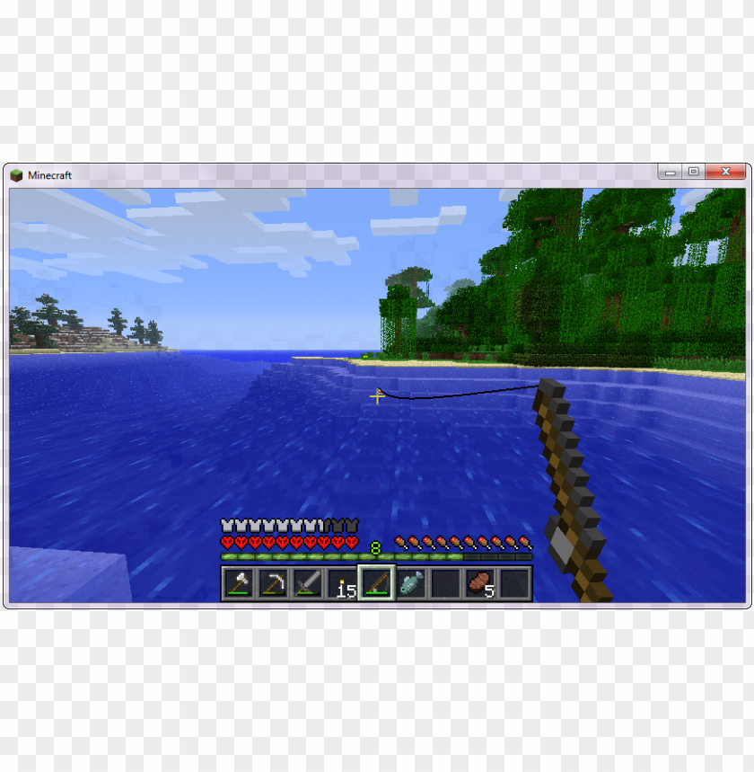 Free download | HD PNG mining guide fishing guide minecraft PNG ...