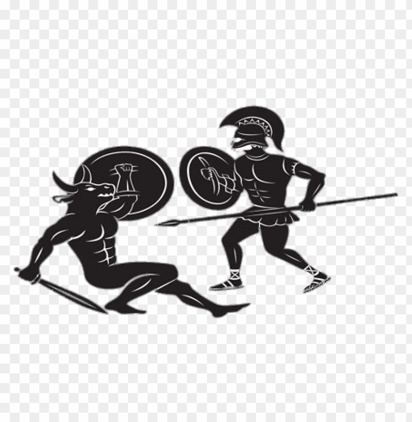 Free download | HD PNG minotaur and greek soldier PNG transparent with ...