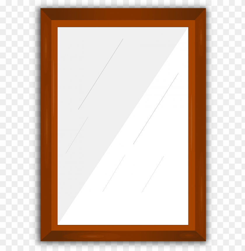 Free download | HD PNG rectangular mirror with wooden frame png clipart ...