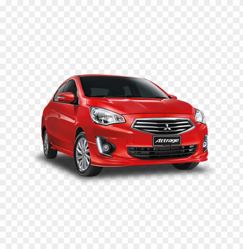 Free download | HD PNG red mitsubishi attrage sedan compact design ...