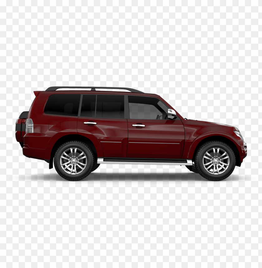 Free download | HD PNG red mitsubishi pajero suv side view - Image ID ...