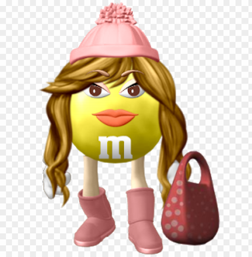 Free download | HD PNG mms yellow character in winter outfit - Image ID ...