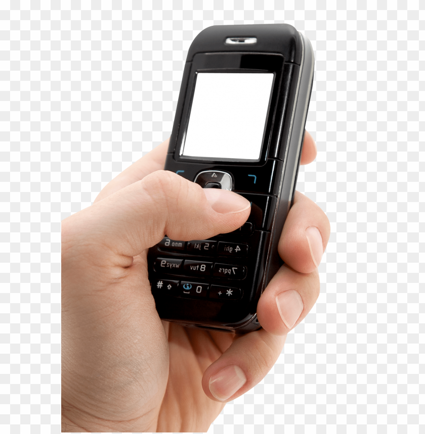 Free download | HD PNG hand holding a flip phone with visible buttons ...