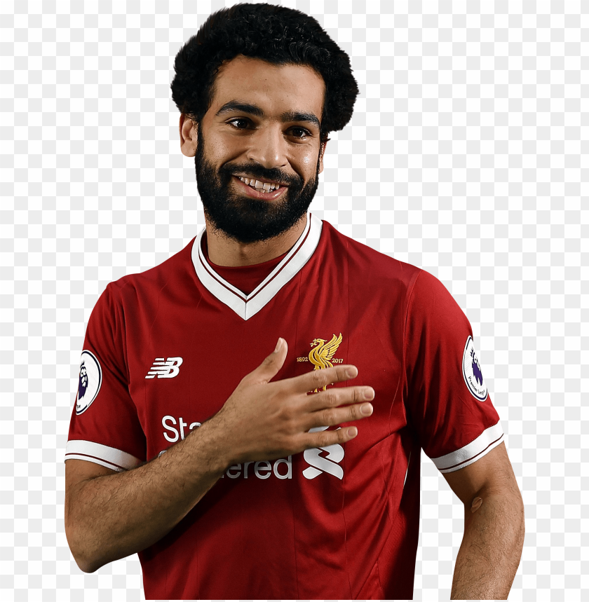 Free download | HD PNG mohamed salah holding up shirt in as roma kit ...