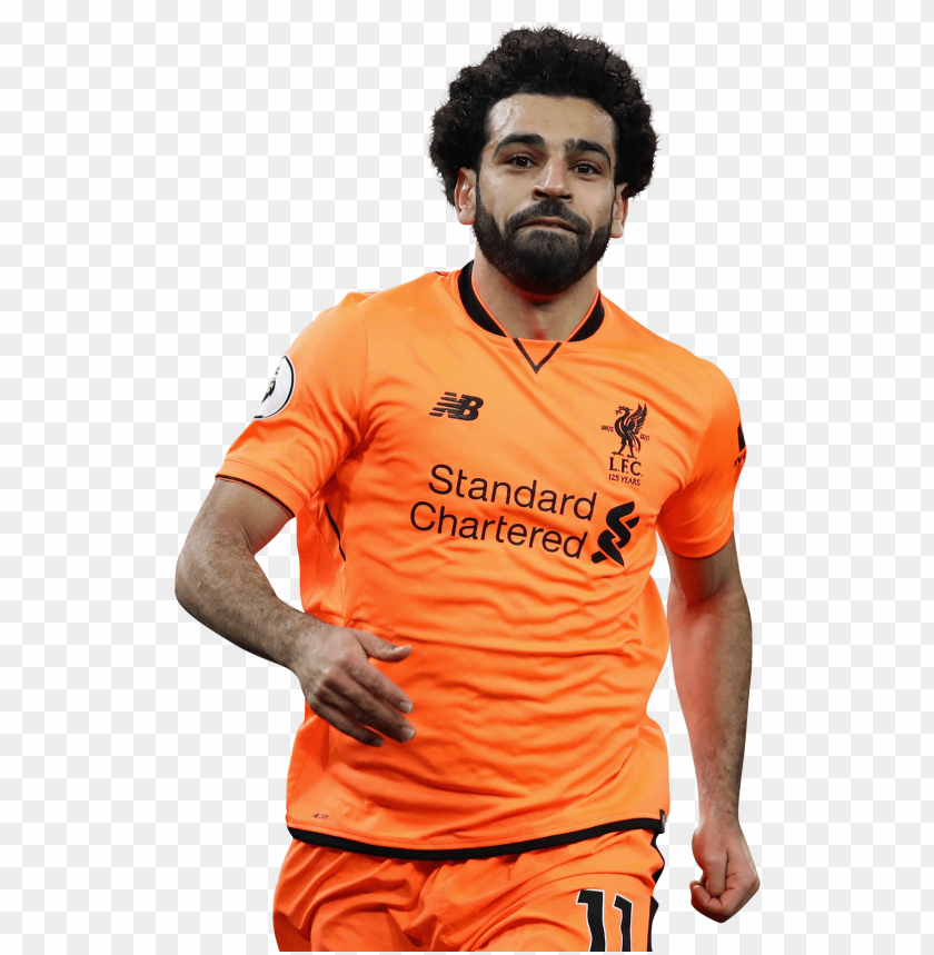 Free download | HD PNG mohamed salah render mohamed salah orange jersey ...
