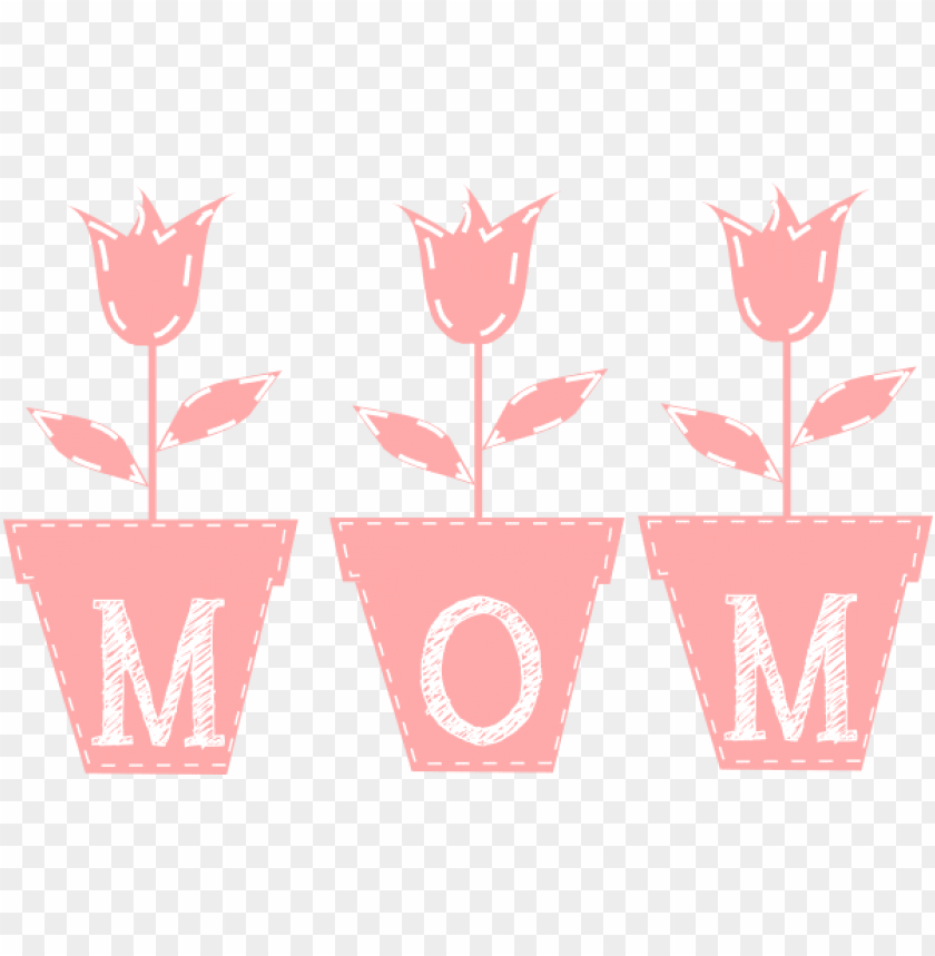 Free download | HD PNG mom tulips border mothers day clipart PNG ...