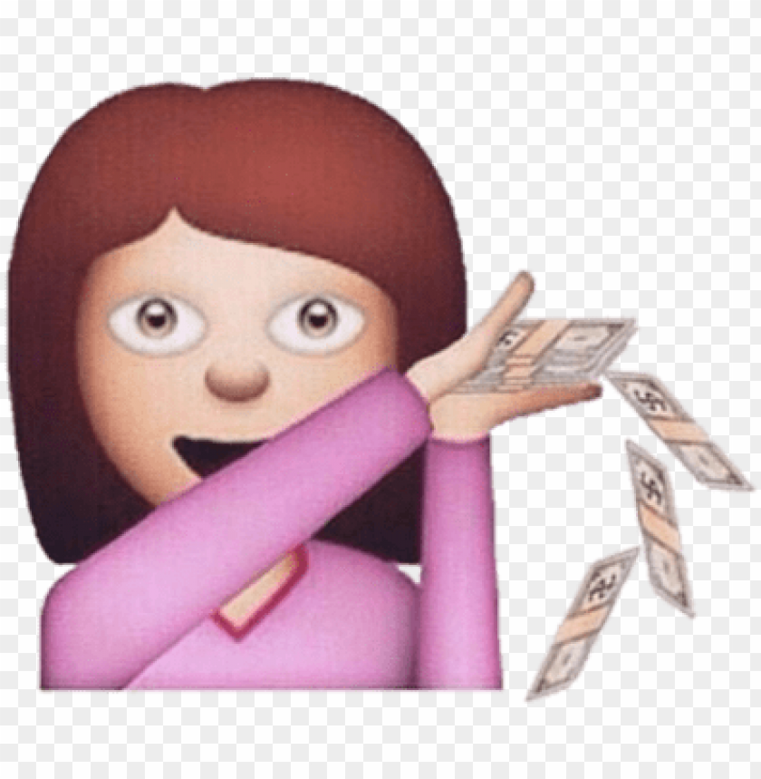Free download | HD PNG money emoji and funny image spend money on food ...