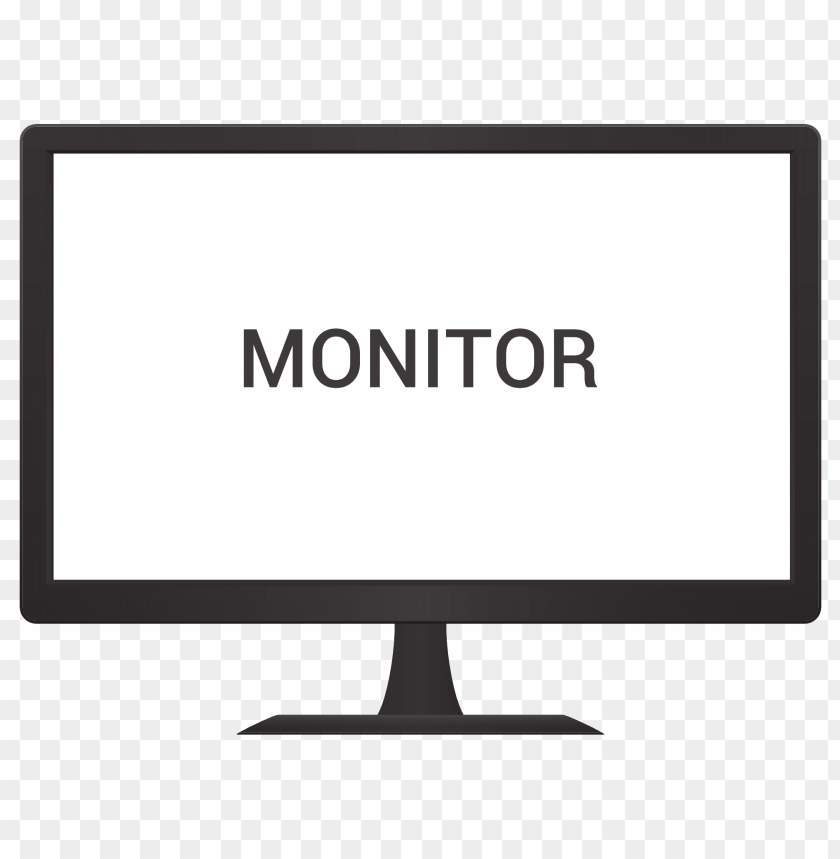Free download | HD PNG Transparent Background PNG of monitor vector ...