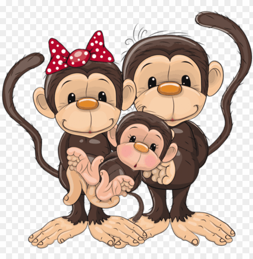 Primate Family cutout PNG & clipart images | TOPpng