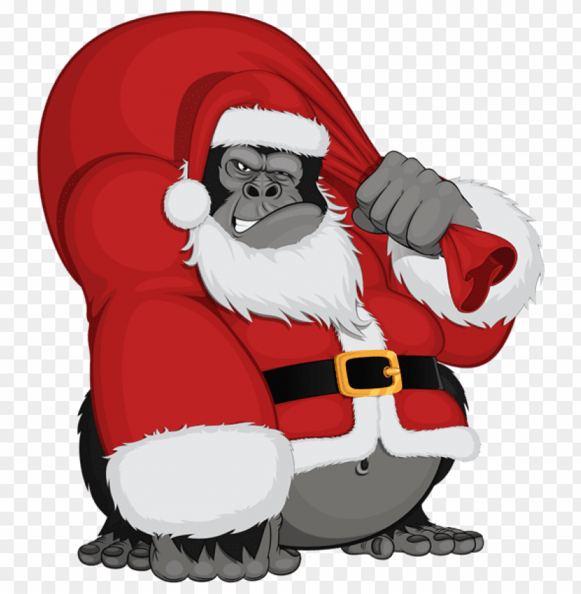 Free download | HD PNG monkey santa PNG Images 40608 | TOPpng