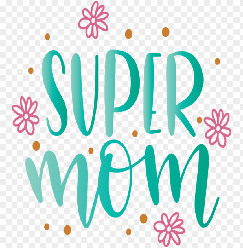 Free download | HD PNG mothers day design logo line for super mom for ...
