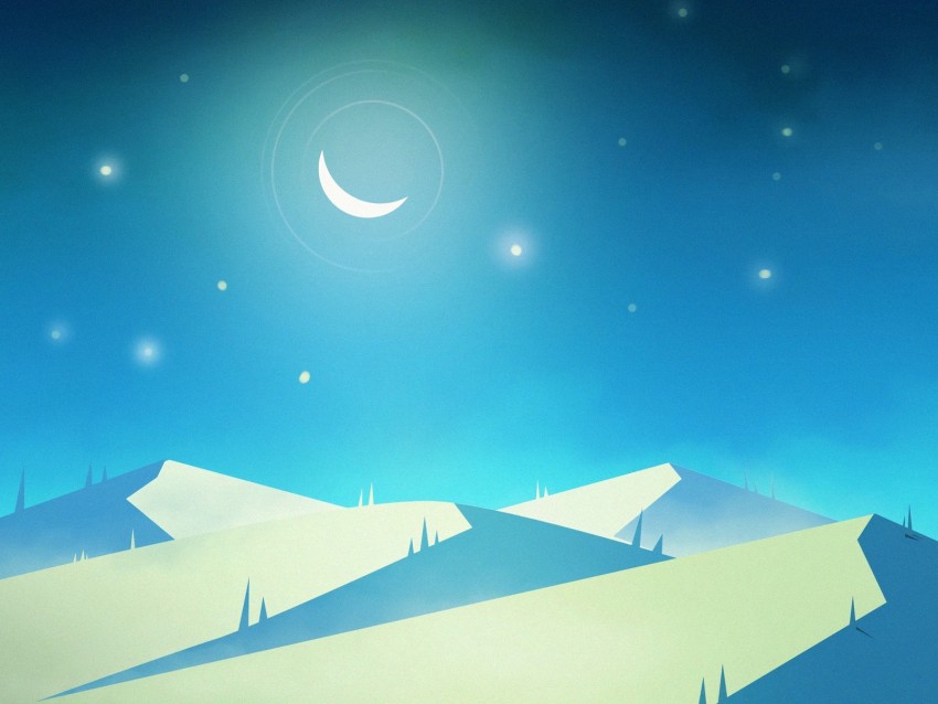 Moonlight Landscape cutout PNG & clipart images | TOPpng