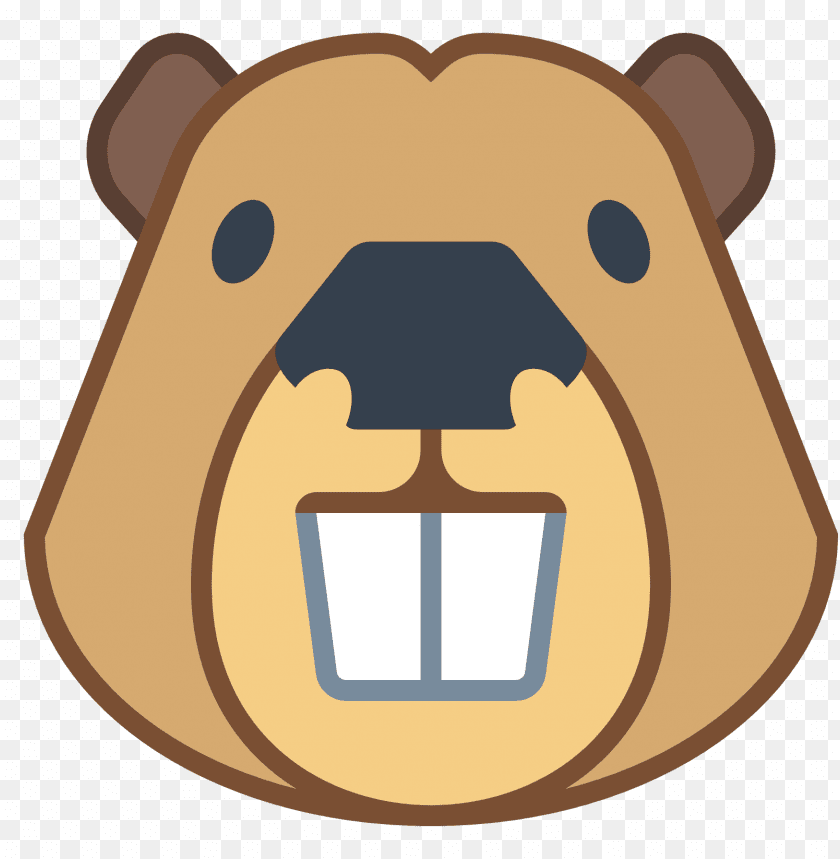 Free download | HD PNG beaver face emoticon png | TOPpng