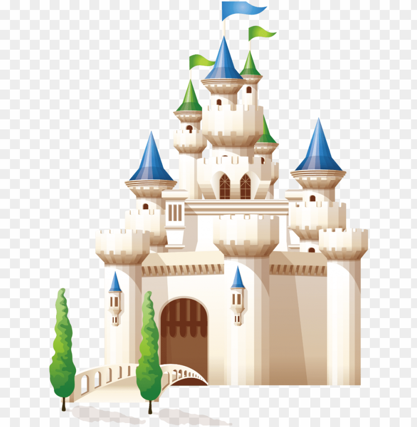 Free download | HD PNG mq blue castle cartoon building fantasy castle ...