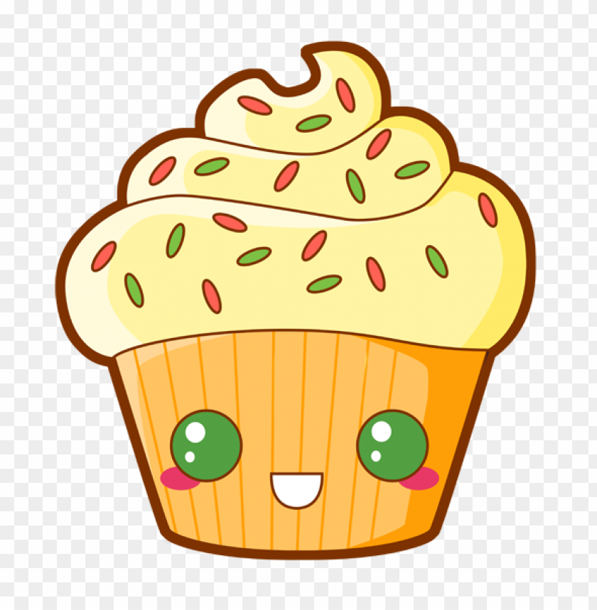 Free download | HD PNG cartoon muffin with smiley face and sprinkles ...