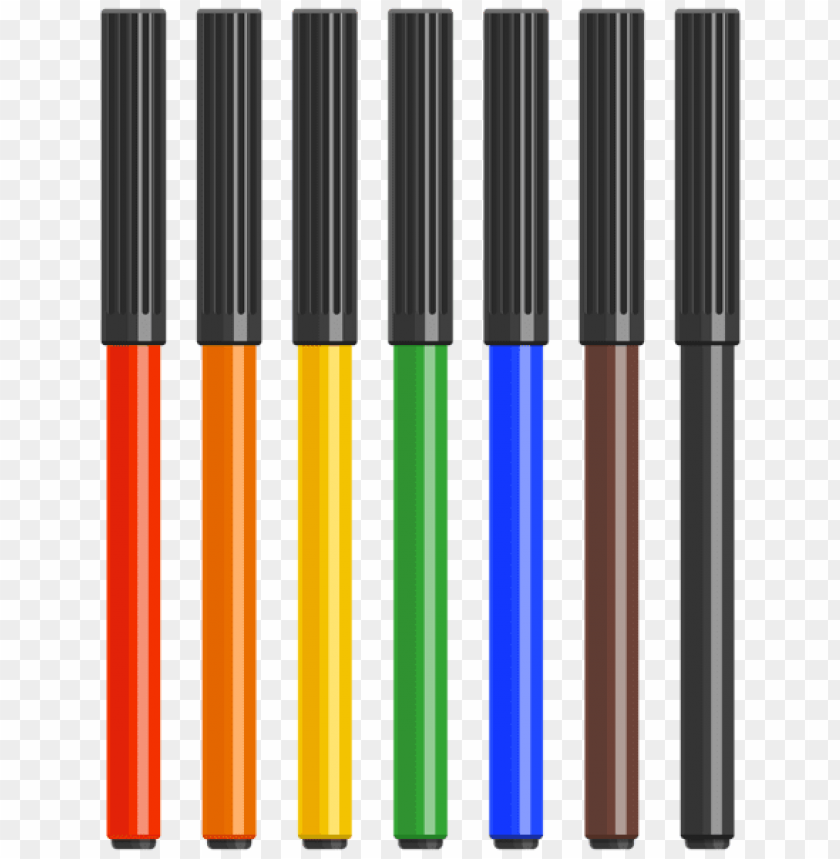 Free download | HD PNG multi colored markers clipart png photo - 48700 ...