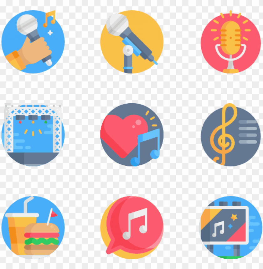 Free download | HD PNG music festival 50 icons icon png - Free PNG ...