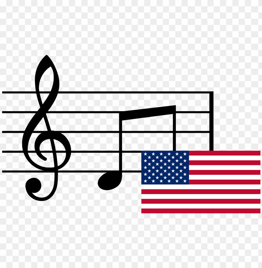 Free download | HD PNG musical notes and flag usa PNG transparent with ...