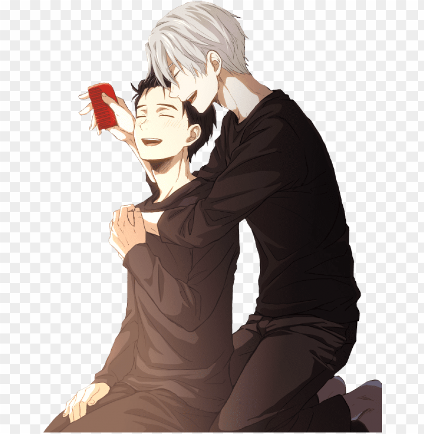 Free download | HD PNG наклейка yuuri katsuki x victor nikiforov yuri ...