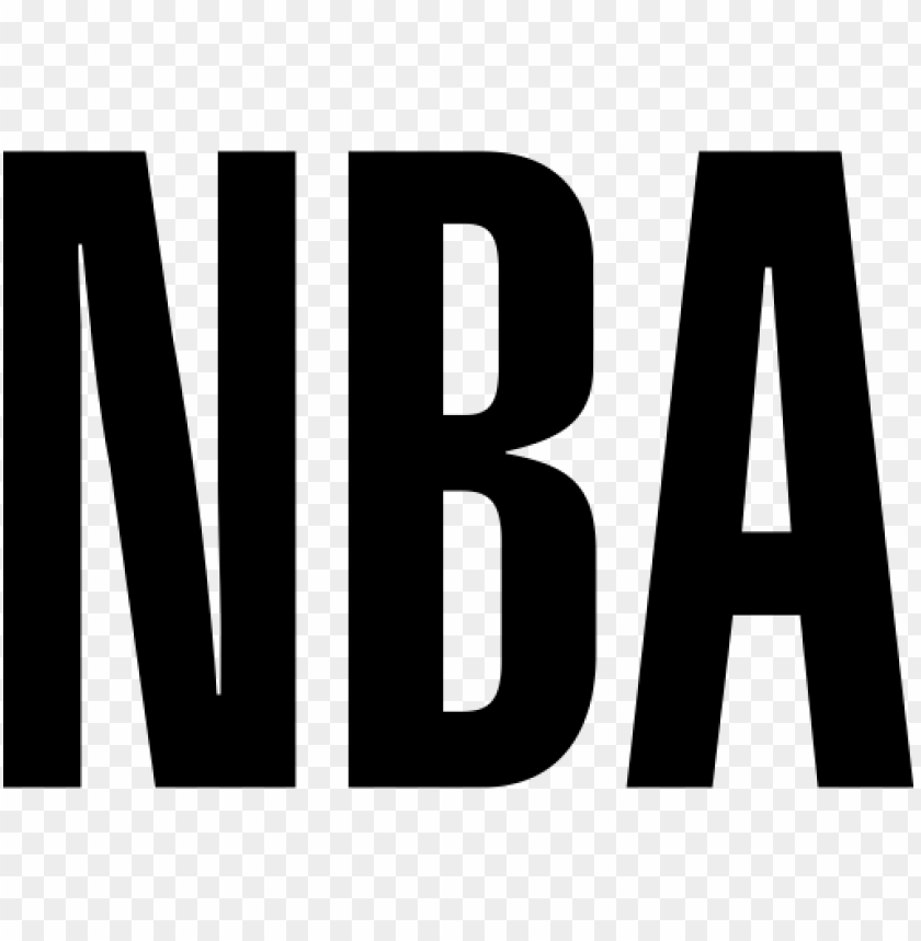 Free download | HD PNG nba simple black lettering png | TOPpng
