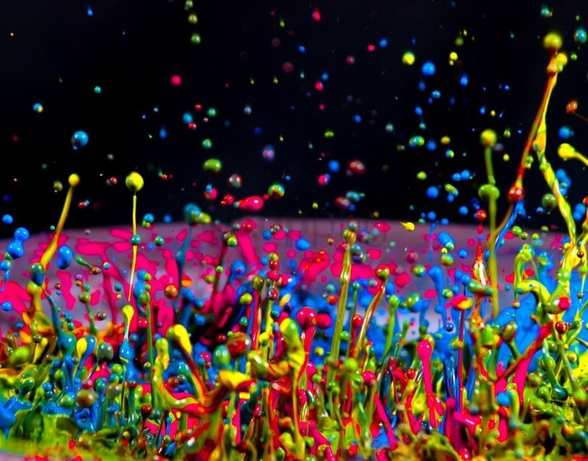 Free download | HD PNG neon color splash paint background best stock ...