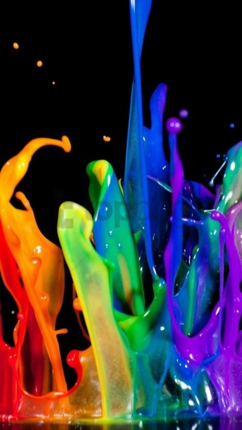 Free download | HD PNG neon color splash paint background best stock ...