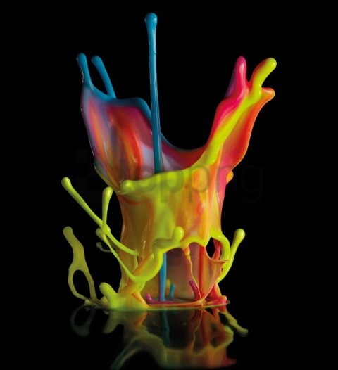 Free download | HD PNG neon color splash paint background best stock ...