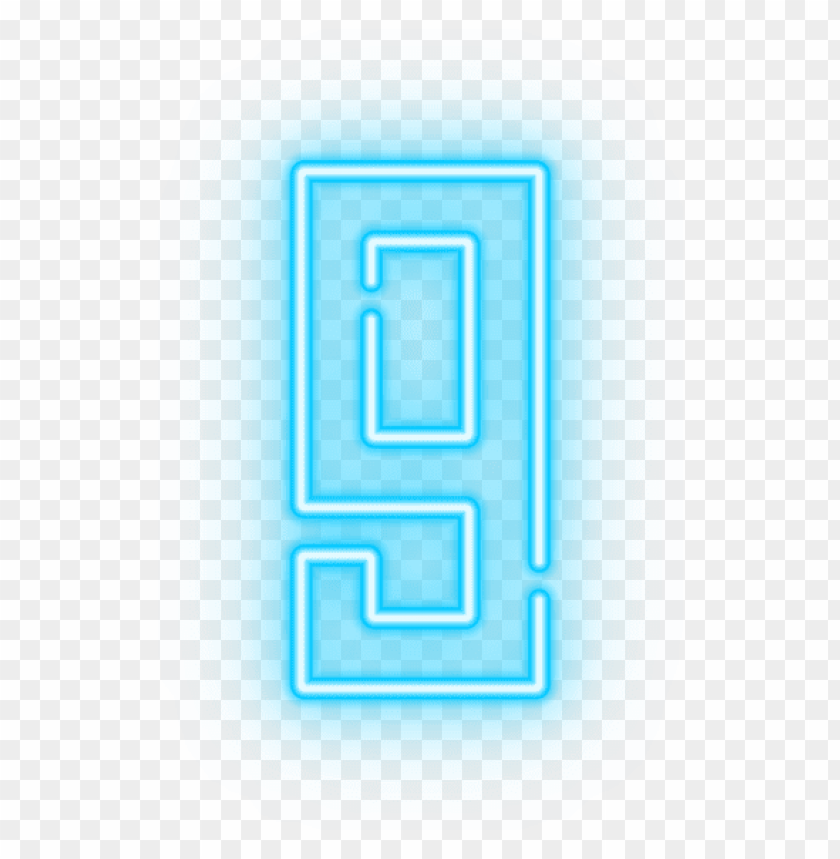 Free download | HD PNG neon number nine transparent clipart png photo ...