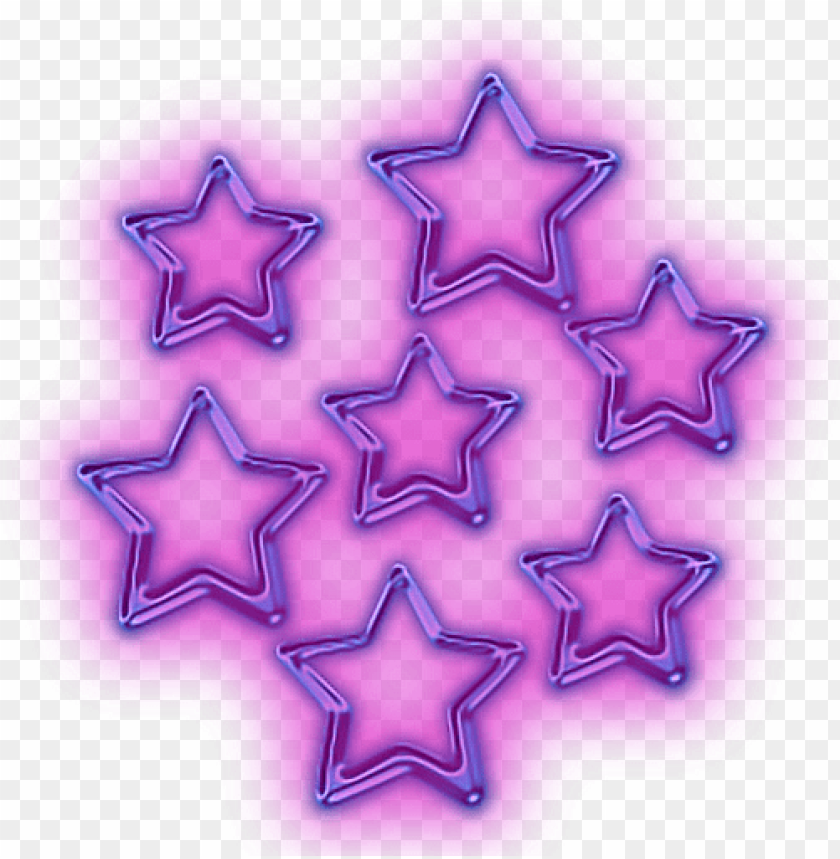 Free download | HD PNG neon stars PNG transparent with Clear Background ...