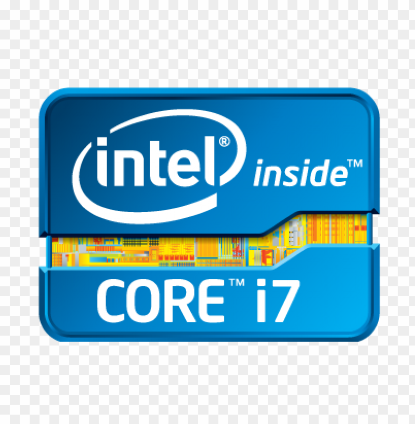 Free download | HD PNG new intel core i7 logo vector free | TOPpng