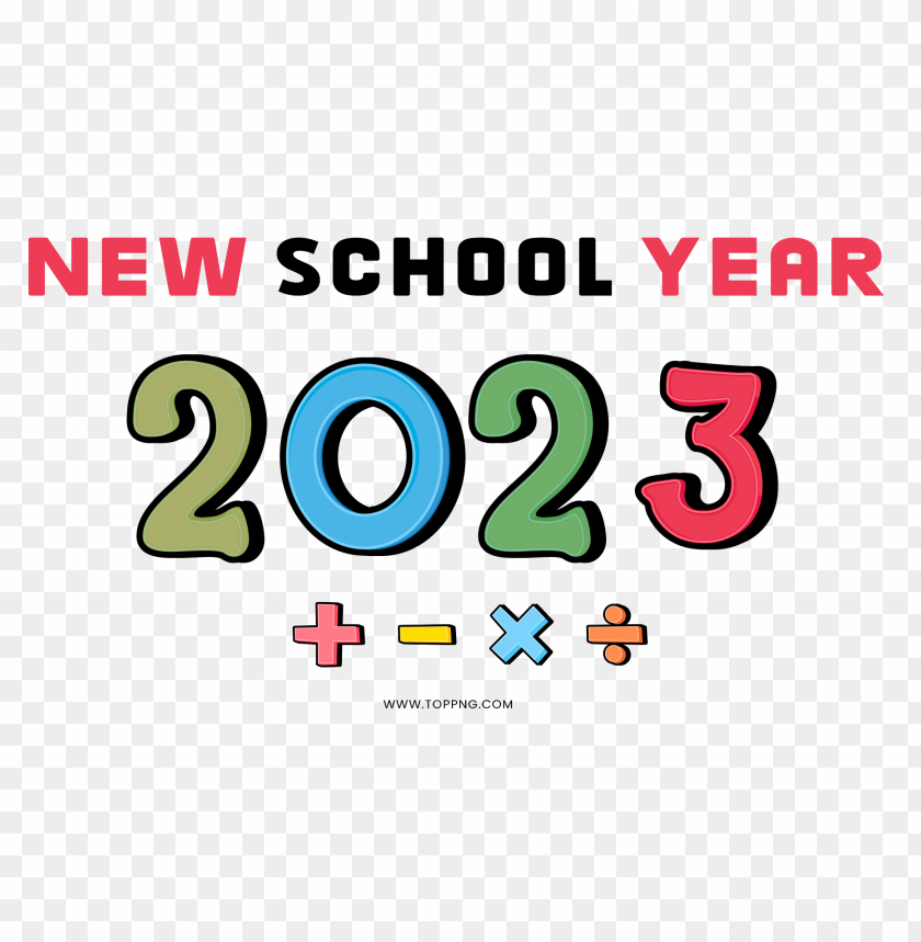 School Numbers cutout PNG & clipart images | TOPpng