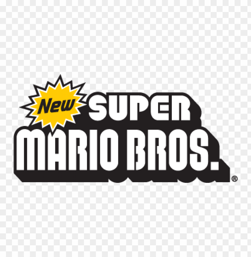 Free download | HD PNG new super mario bros nintendo vector logo | TOPpng