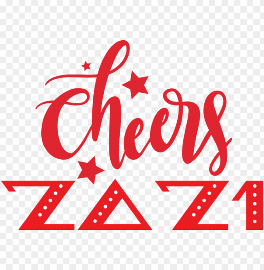 Free download | HD PNG cheers 2021 in red festive font png PNG image ...