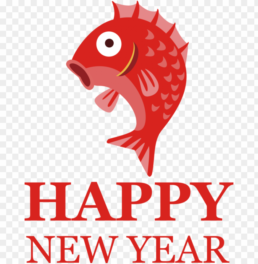 Free download | HD PNG red fish happy new year 2021 design png PNG ...