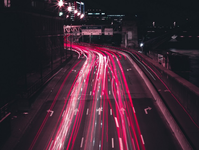 Free download | HD PNG night city long exposure road direction movement ...