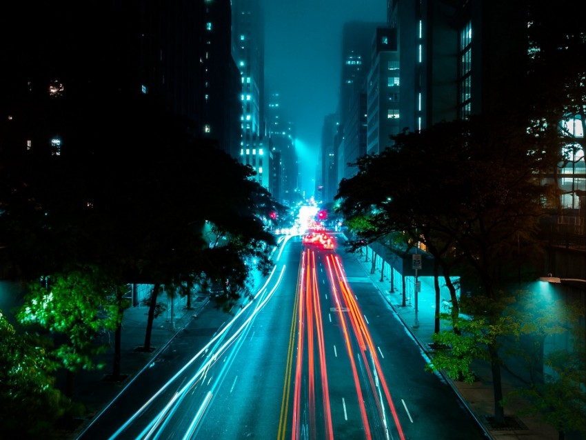 Free download | HD PNG night city street road lights fog 4k wallpaper ...