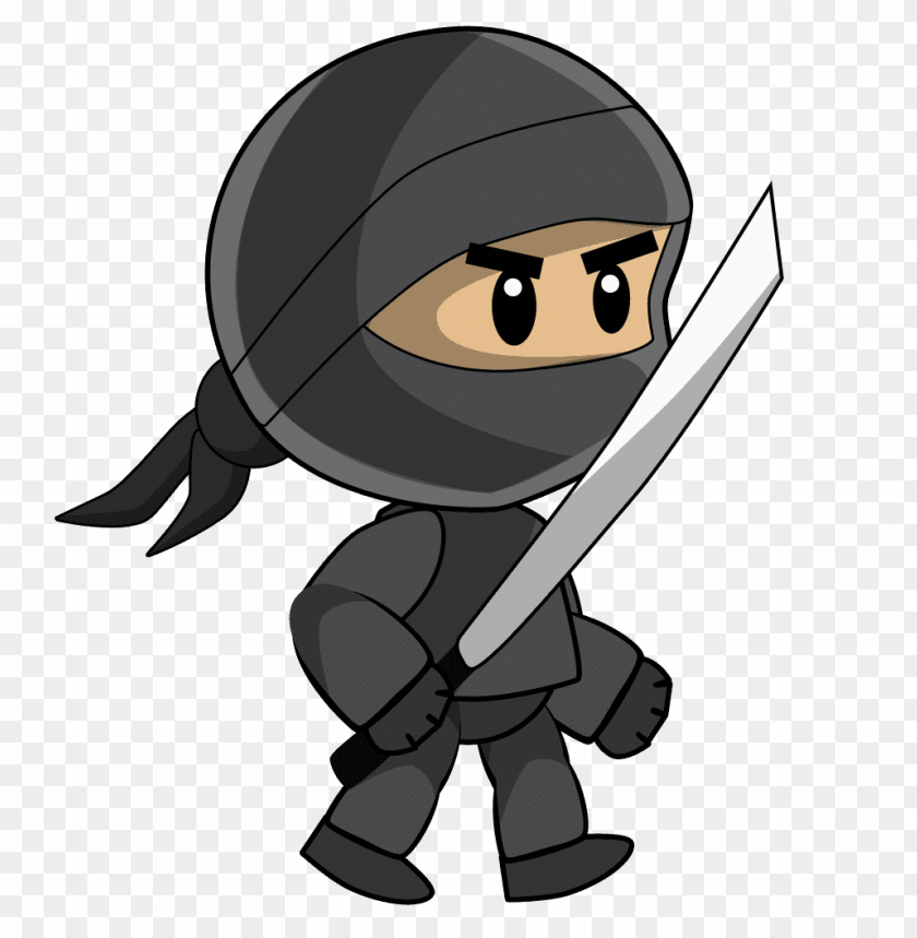 Free download | HD PNG chibi ninja with sword and headband vector ...