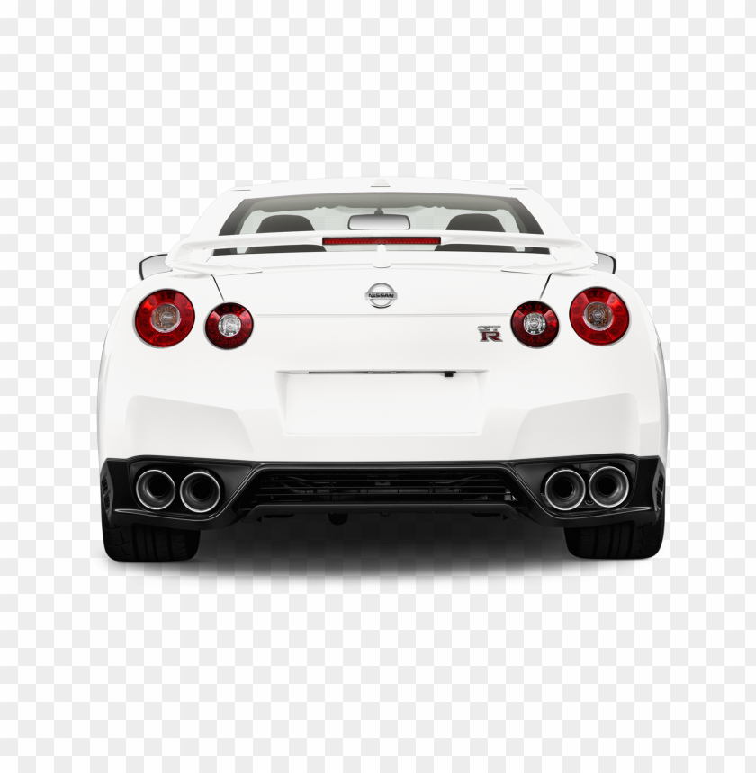 Free download | HD PNG white nissan gt r rear view - Image ID 480210 ...