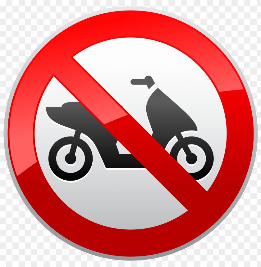 Free download | HD PNG no motorcycles allowed sign clipart png photo ...