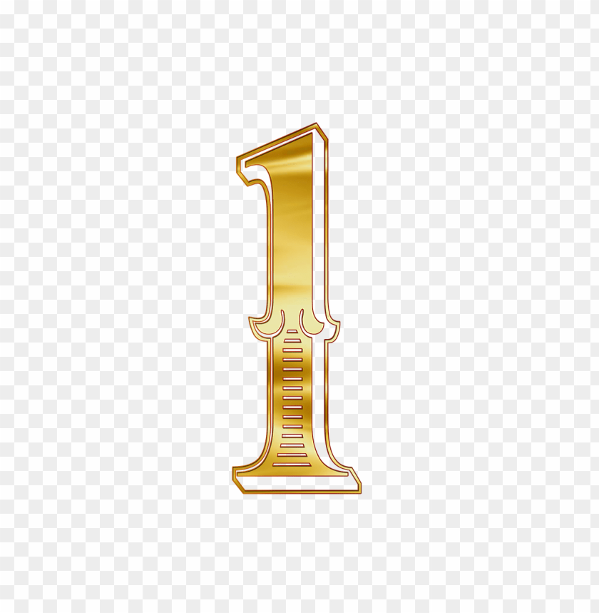 Free download | HD PNG number 1 guilded PNG transparent with Clear ...