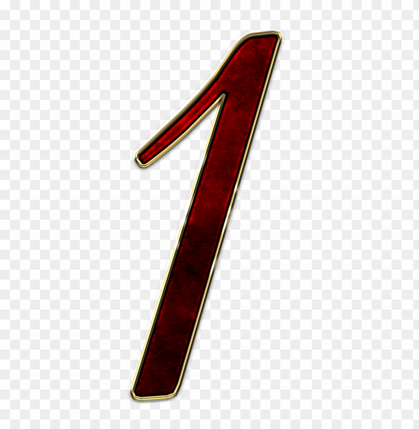 Free download | HD PNG number 1 red PNG transparent with Clear ...