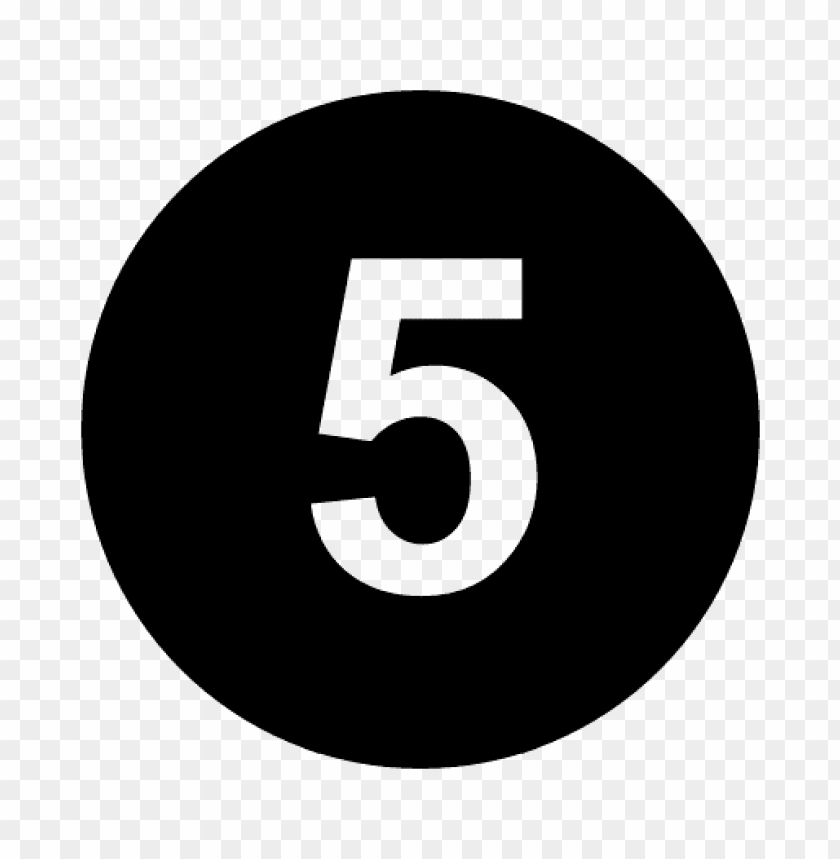 free PNG number 5 black and white png - Free PNG Images PNG images ...