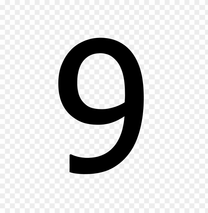 Free download | HD PNG number 9 black and white png - Free PNG Images ...