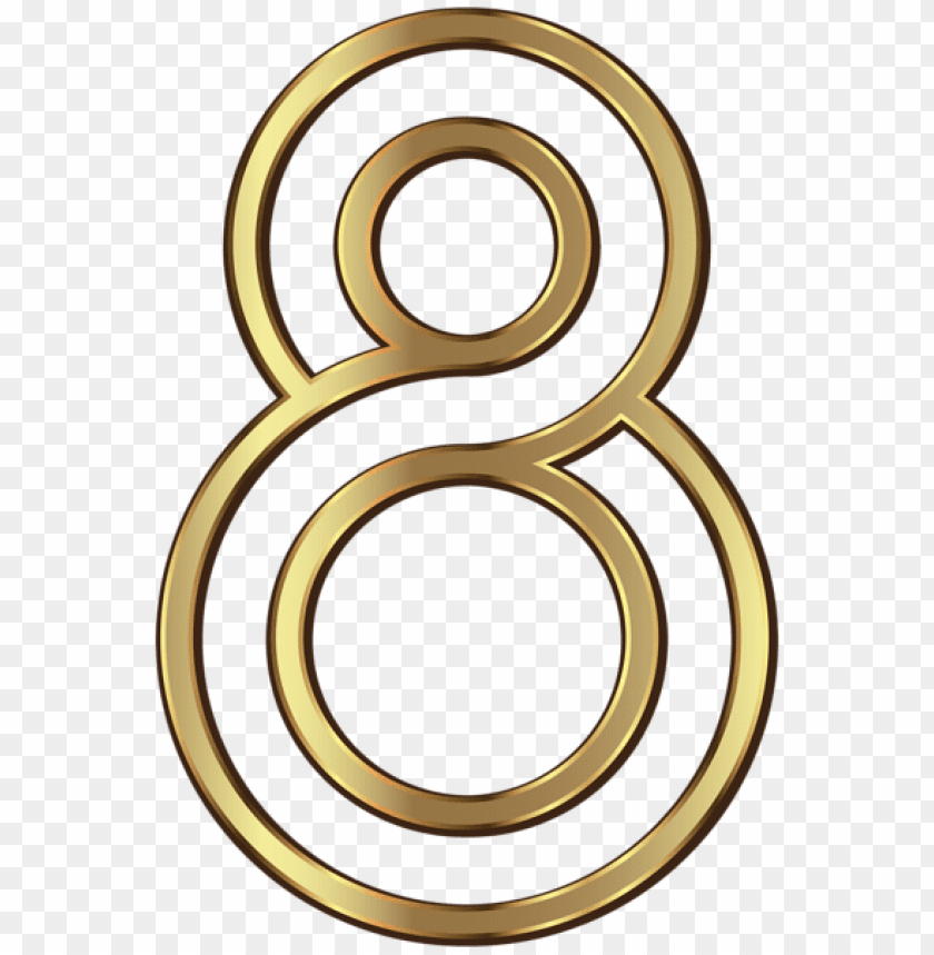 Free download | HD PNG number eight golden clipart png photo - 51859 ...