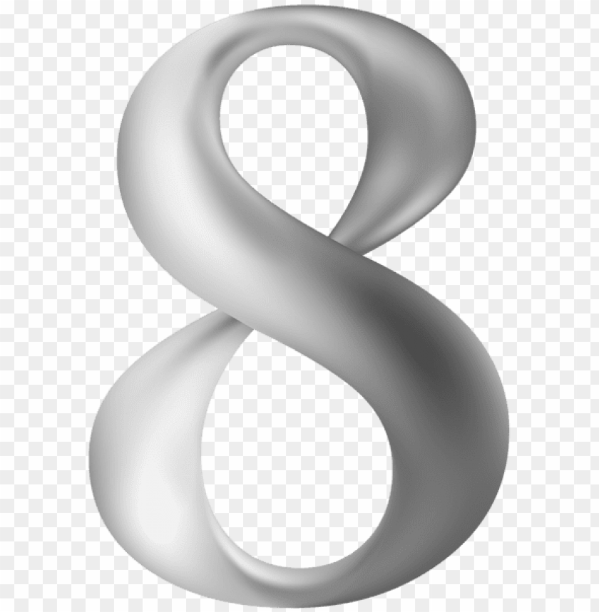 Free download | HD PNG number eight grey clipart png photo - 52069 | TOPpng