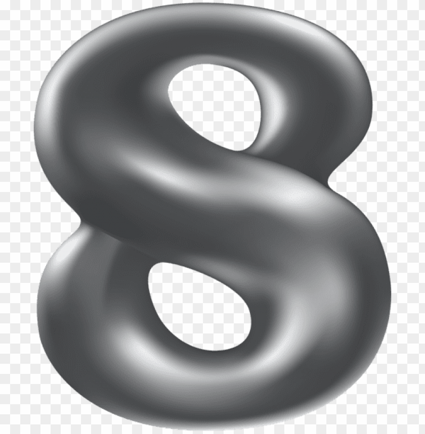 Free download | HD PNG number eight silver clipart png photo - 52059 ...