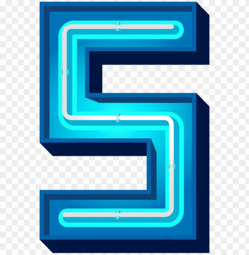 Free download | HD PNG number five blue neon clipart png photo - 51736 ...